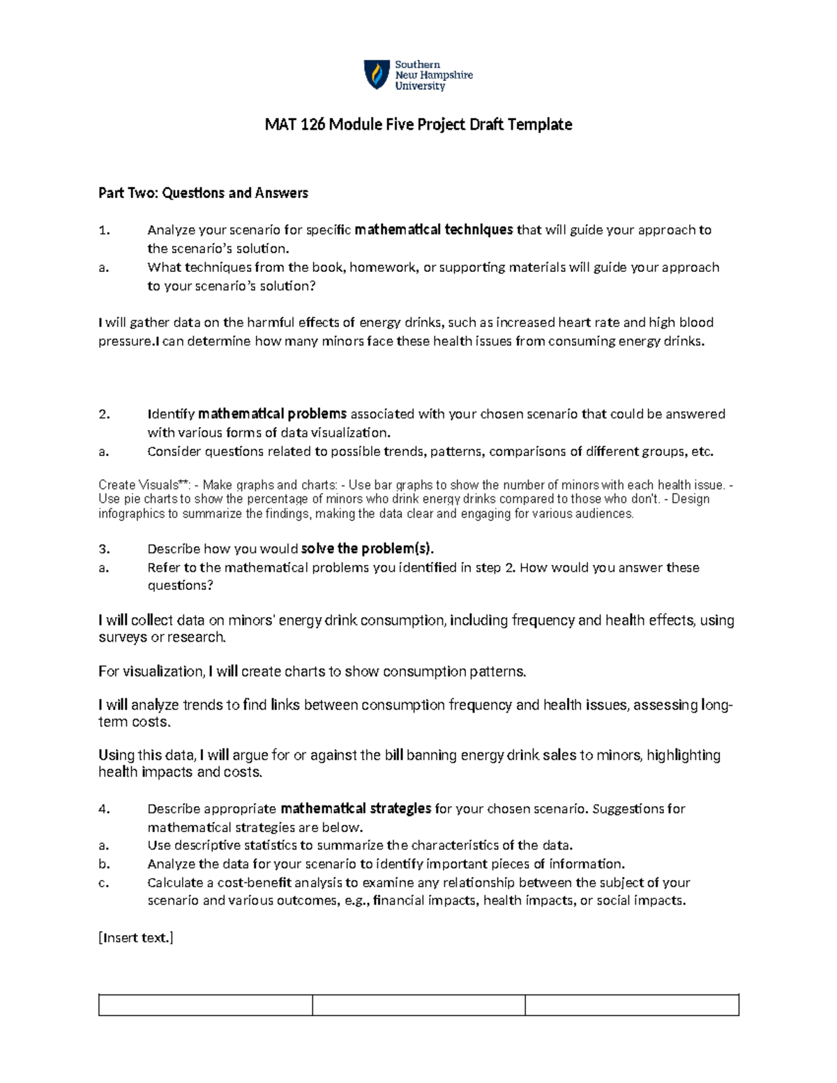 MAT 126 Module 5 Project Draft: Data Analysis on Energy Drink Effects ...