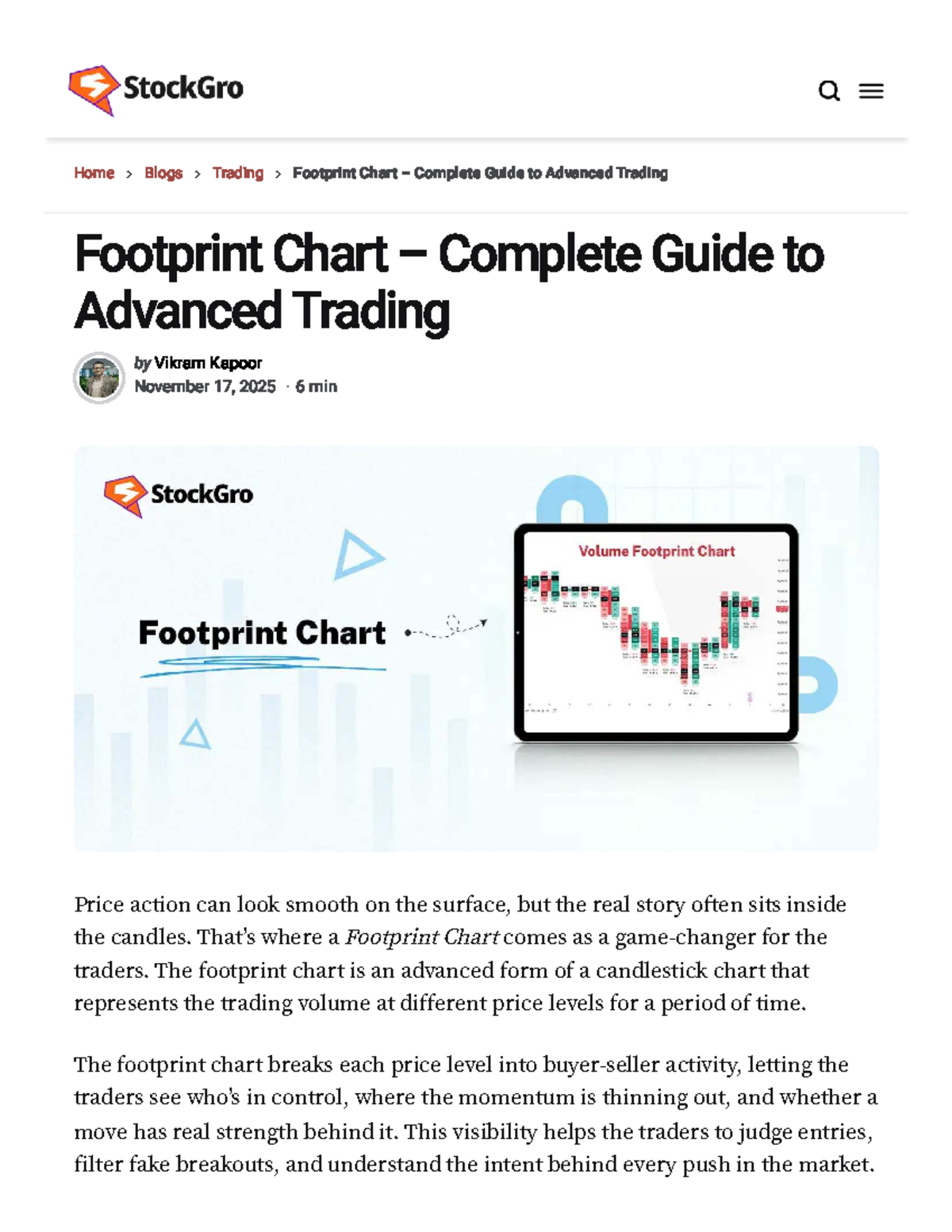 Footprint Chart (ADV 101): Comprehensive Guide to Advanced Trading ...