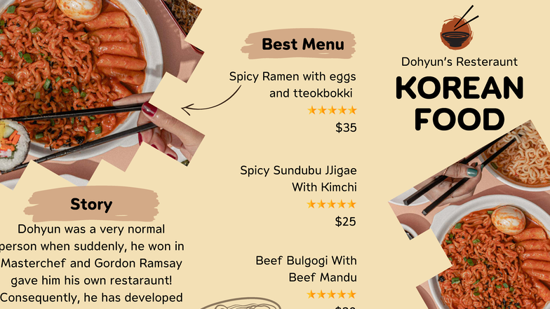 KOREAN FOOD: Dohyun's Spicy Ramen & Tteokbokki Story - Studocu