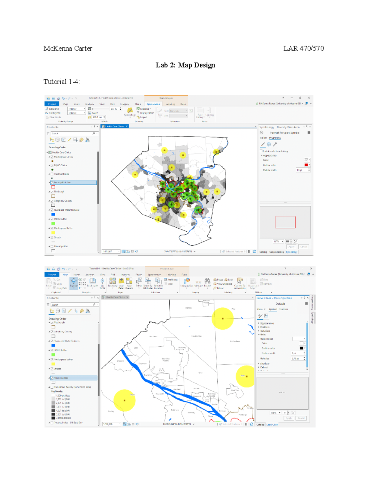 LAR 470 - Lab 2 Tutorial: Advanced Map Design in ArcGIS Pro - Studocu