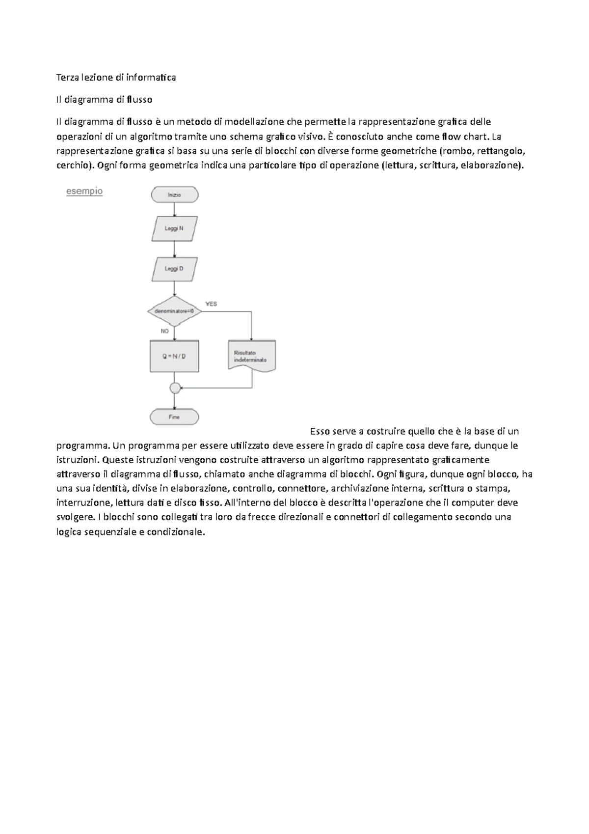 Esempi di Flow Chart - Esercizi di Informatica con Flowgorithm Roberto ...