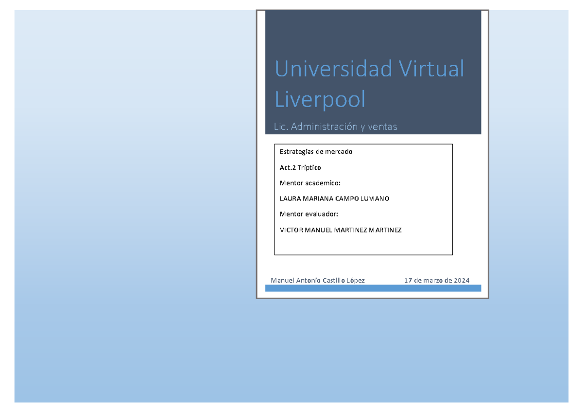 Act.2 Triptico - Actividades de curso - Universidad Virtual Liverpool ...