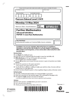 Edexcel A Level Mathematics Topic Checklist - Edexcel A Level ...