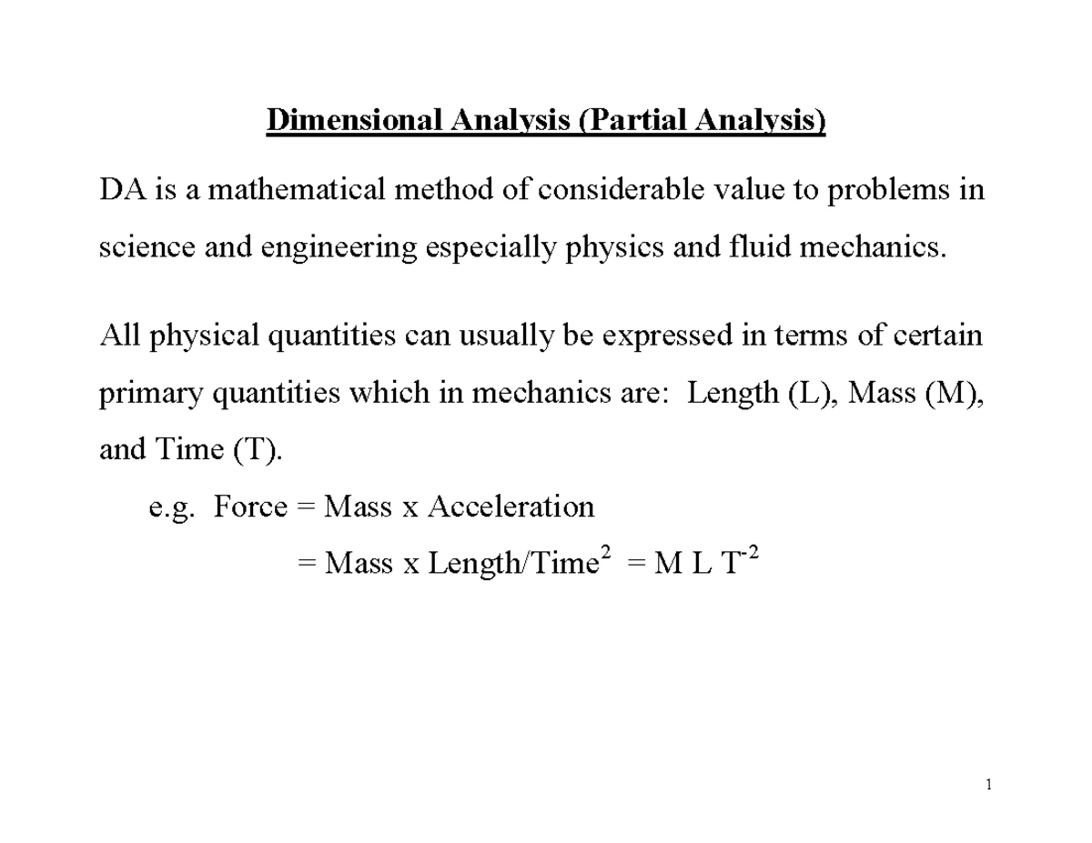 Chapter 9 - Differential Fluid Flow Analysis - Concepts & Applications ...