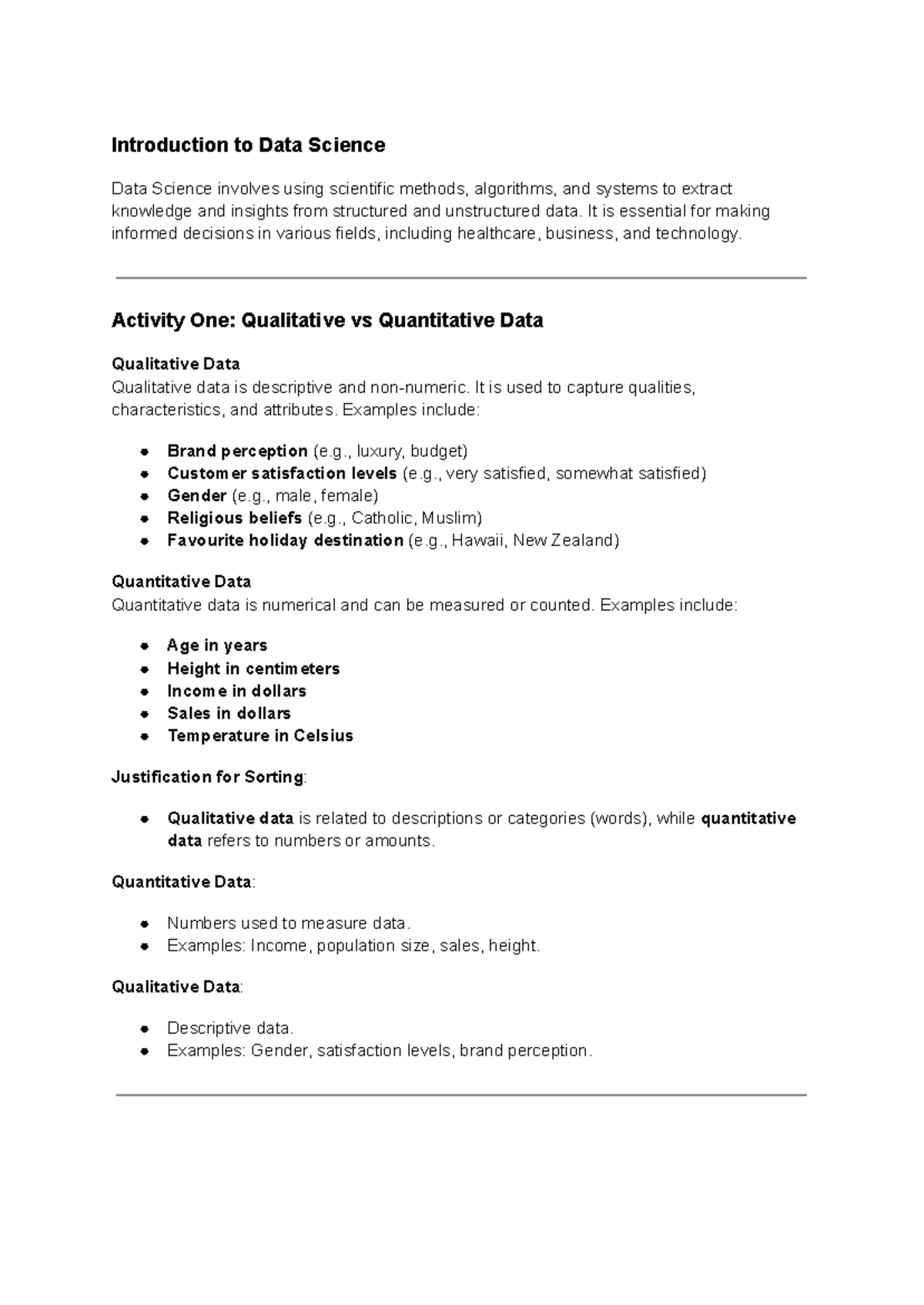 Data Science Notes for Enterprise Computing 101: Key Concepts ...