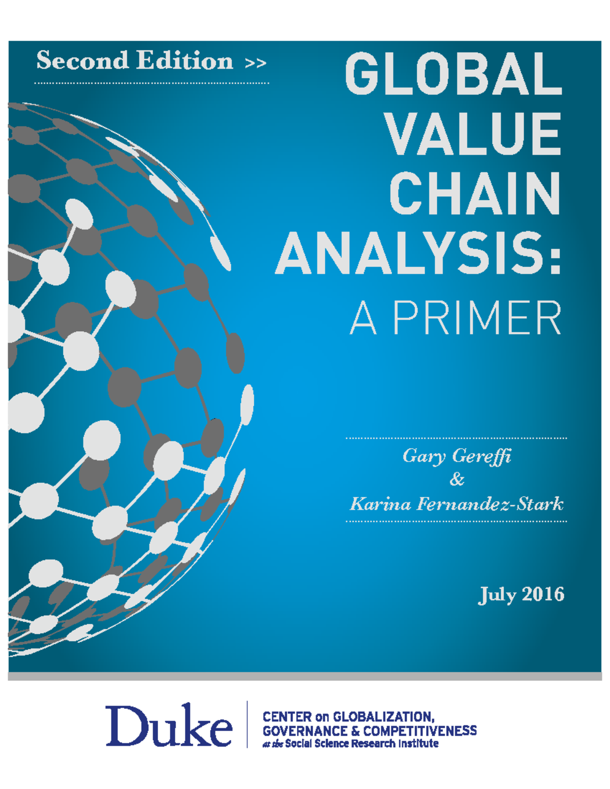 GVC 2016: Global Value Chain Analysis Primer - 2nd Edition - Studocu