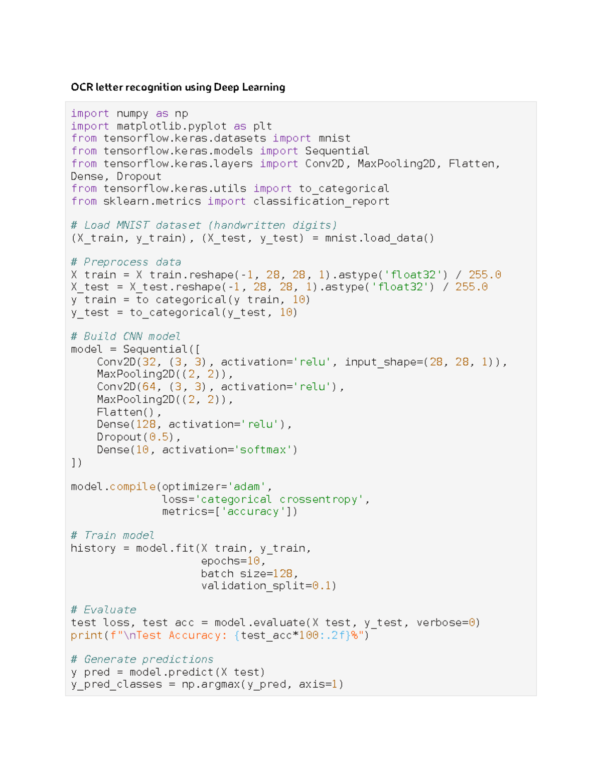 DL Output Lab 2 - OCR letter recognition using Deep Learning import ...