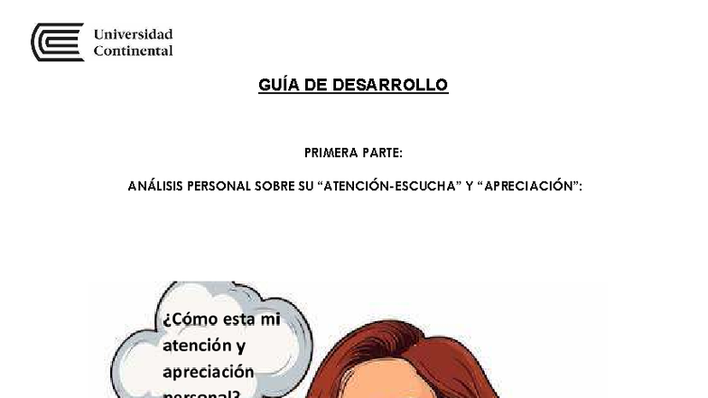 GUÍA DE DESARROLLO PA1: ANÁLISIS PERSONAL Y ESTRATEGIAS DE ATENCIÓN ...