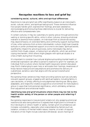 [Solved] Describe two 2 examples of the impact the historic loss of ...