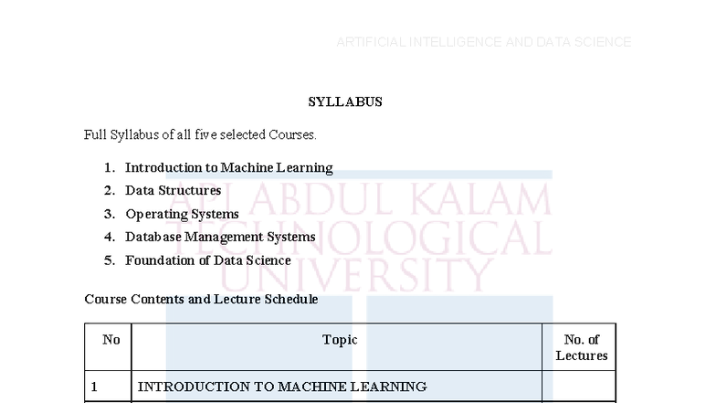 ADT308: Comprehensive AI & Data Science Syllabus and Exam Prep Guide ...