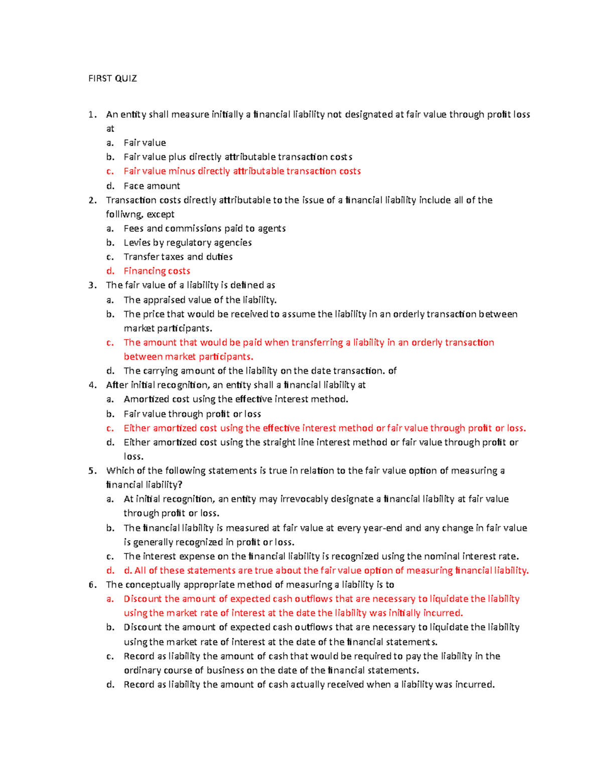 927058817 QUIZ: Theories of Liability and Financial Obligations - Studocu