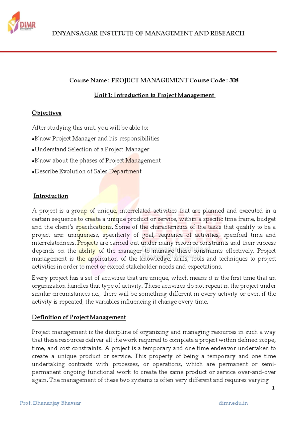308-PM-MCQ - 308: Project Management Multiple Choice Questions. Q .no ...