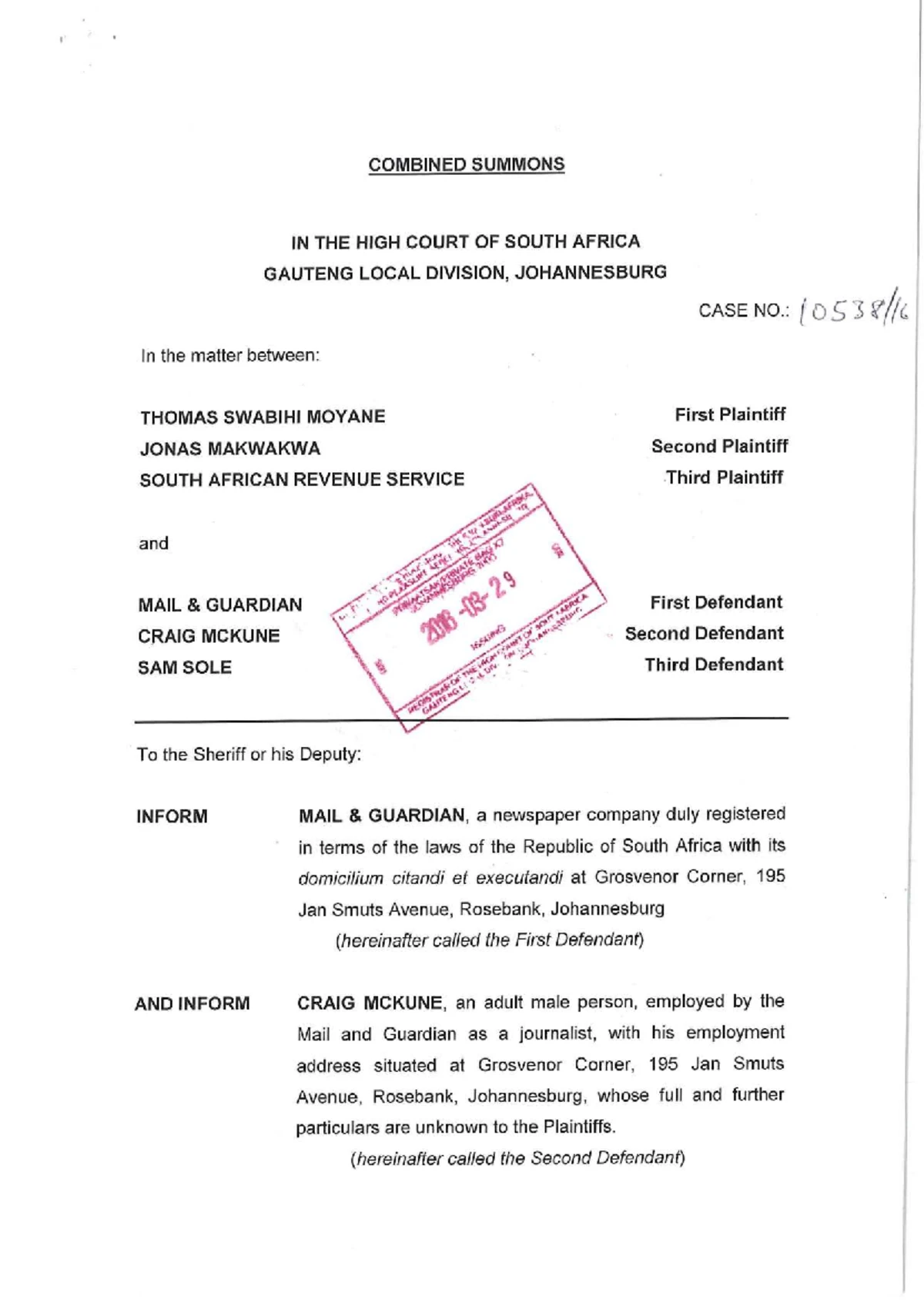 Saps512n - form that helps notify creditors of the deceased estate if ...