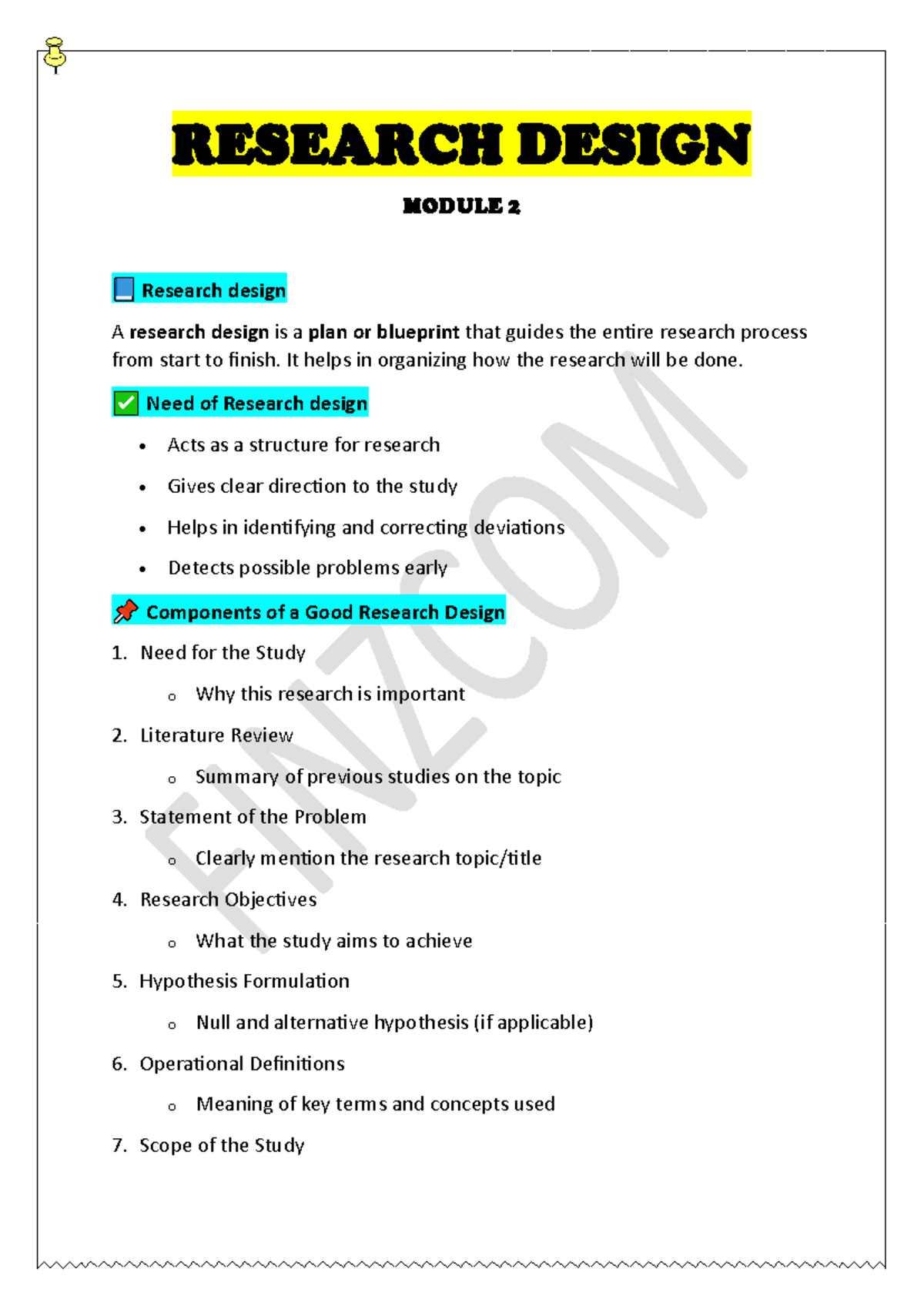 BRM-2: Key Concepts in Research Design and Methodology - Studocu