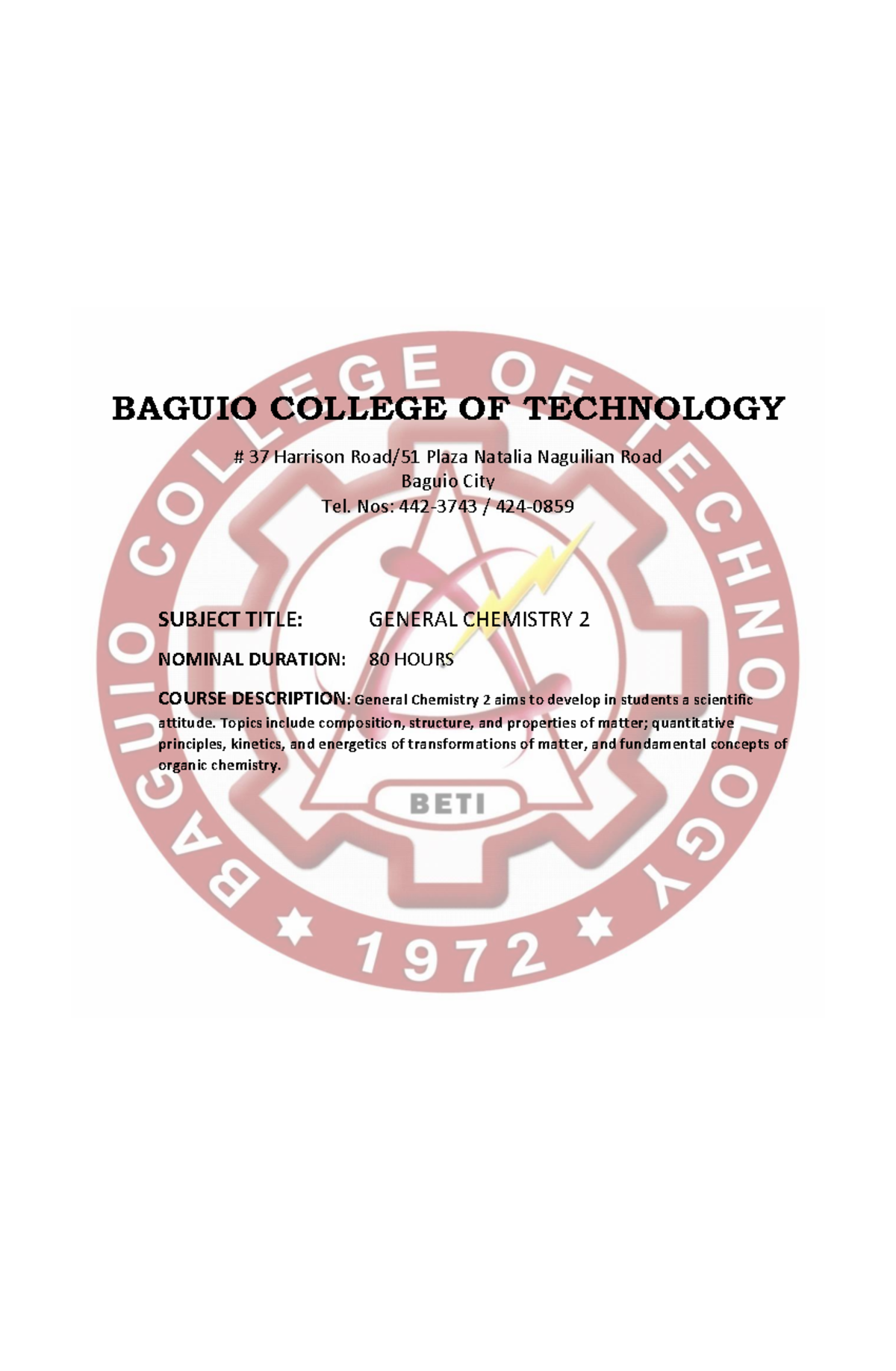 G12 General Chemistry 2 - Intermolecular Forces & Liquids/Solids Module ...