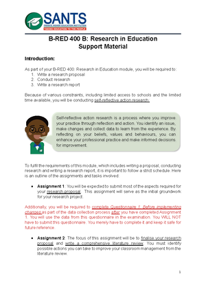 [Solved] Explain the main difference between shared reading and guided - BEd Foundation Phase (B ...