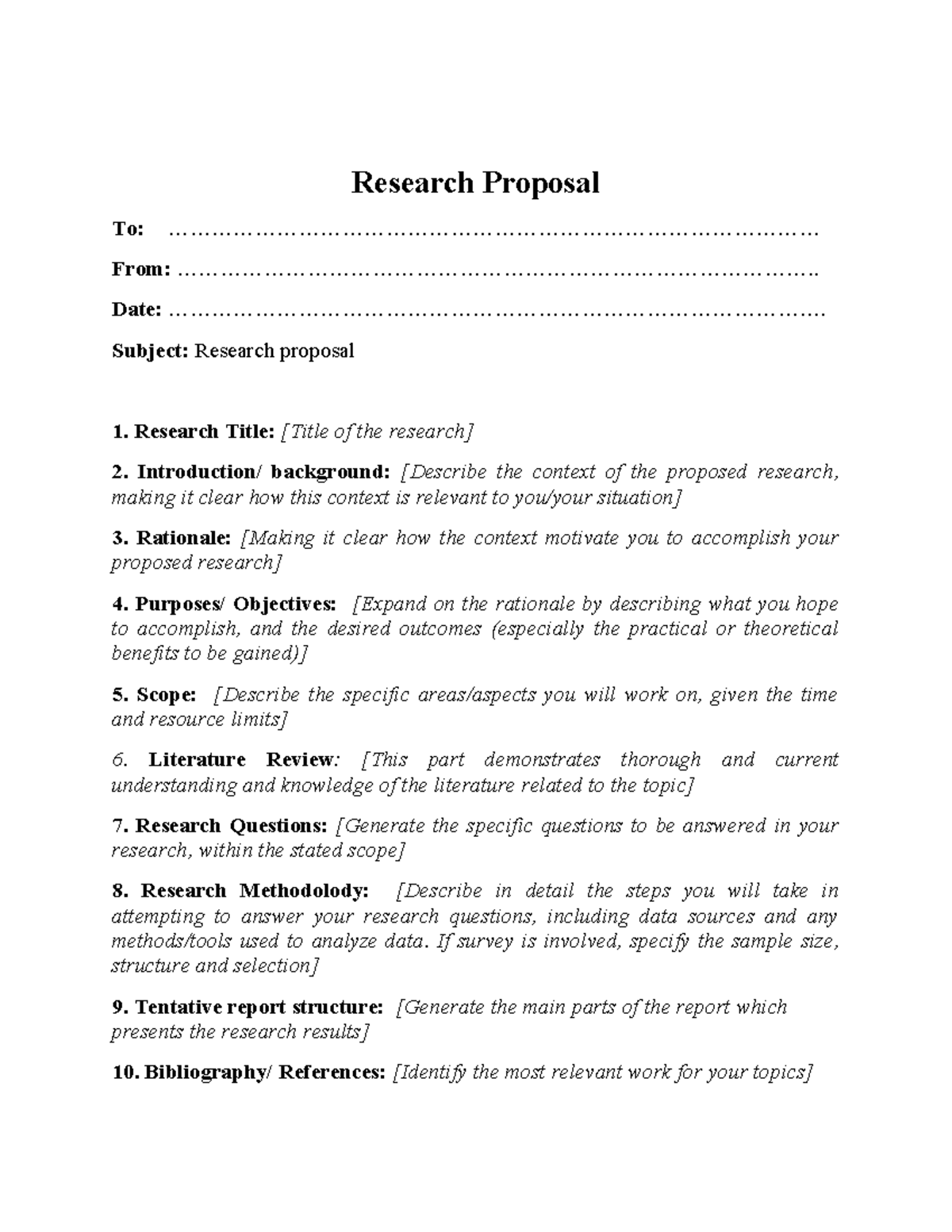 Research Proposal - Bài Mẫu for Course Code: [Insert Code] - Studocu
