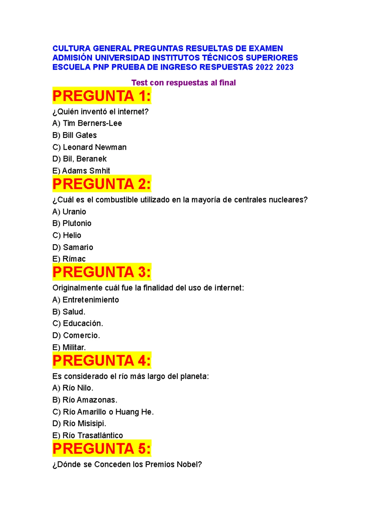 262544749 Examen final respuestas IPN Biología - Studocu