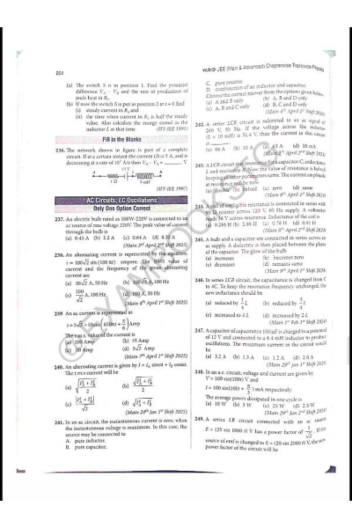 mtG JEE (Main Advanced) Physics Chapterwise Topicwise Notes - Studocu