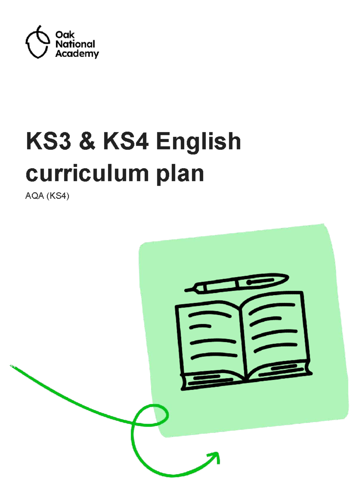 Curriculum Plan for KS3 & KS4 English - AQA (2026) - Studocu