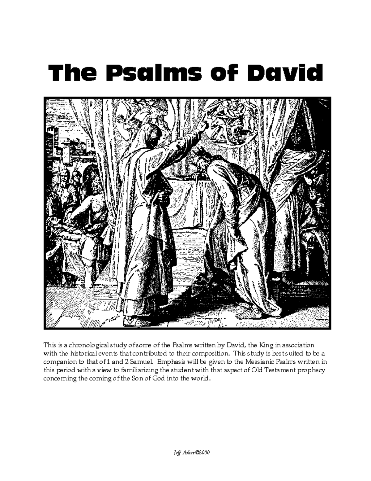 The Psalms of David: Chronological Study & Questions (Psalms Quiz ...