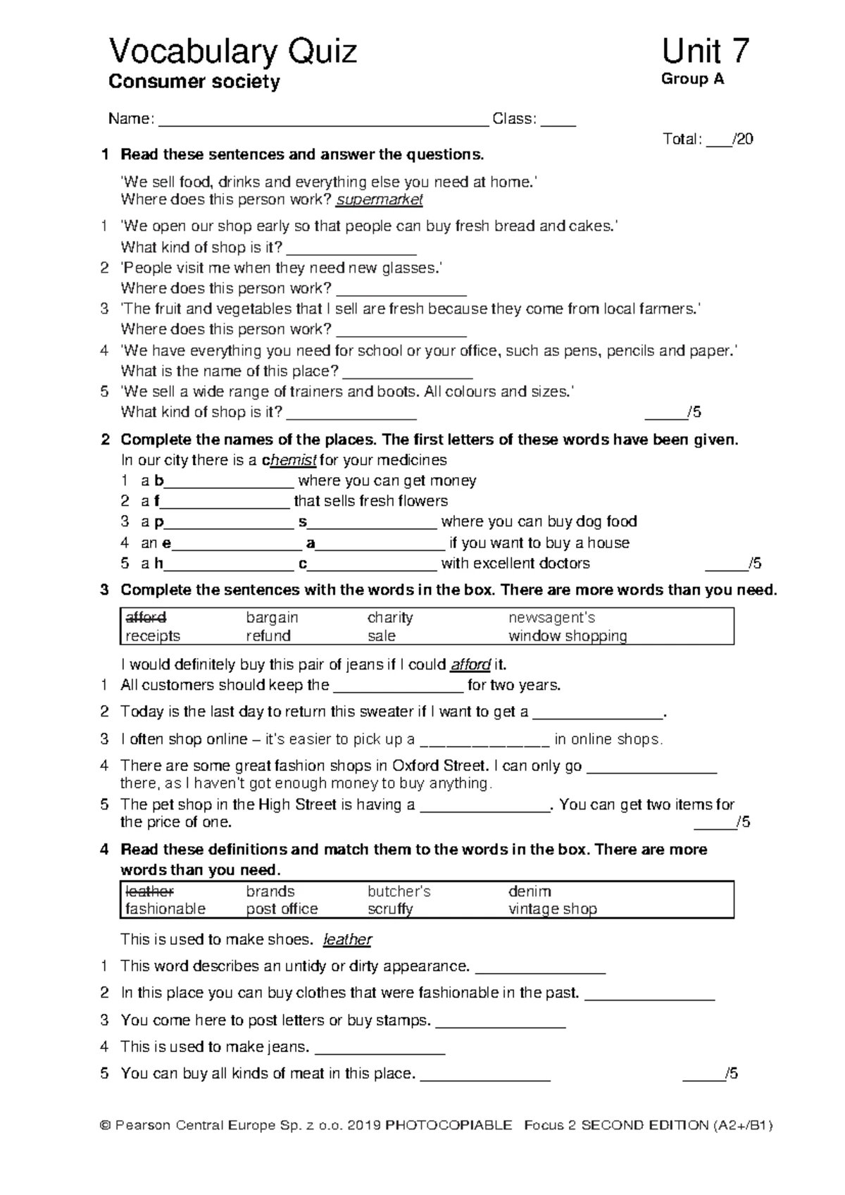 Focus 2 Second Edition Answer Key Kompendium Maturalne - Studocu