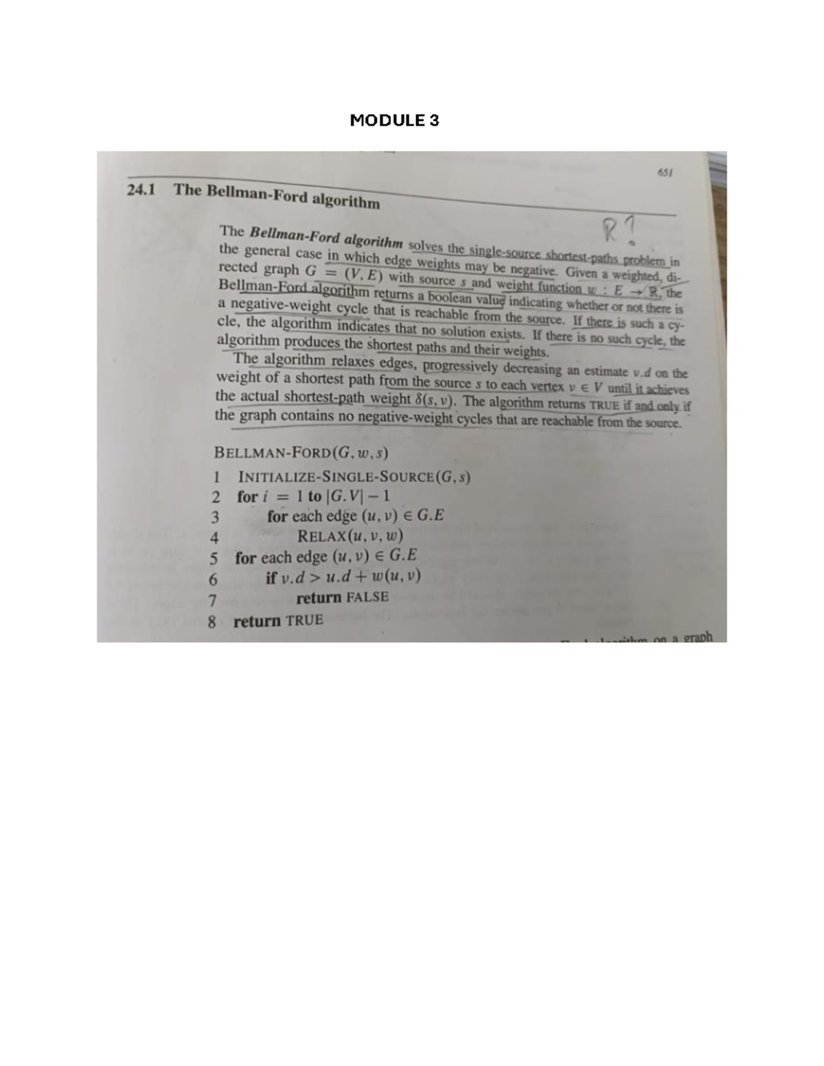 Module 3 - M.Tech Computer Science and Engineering - FLOW NETWORKS AND ...