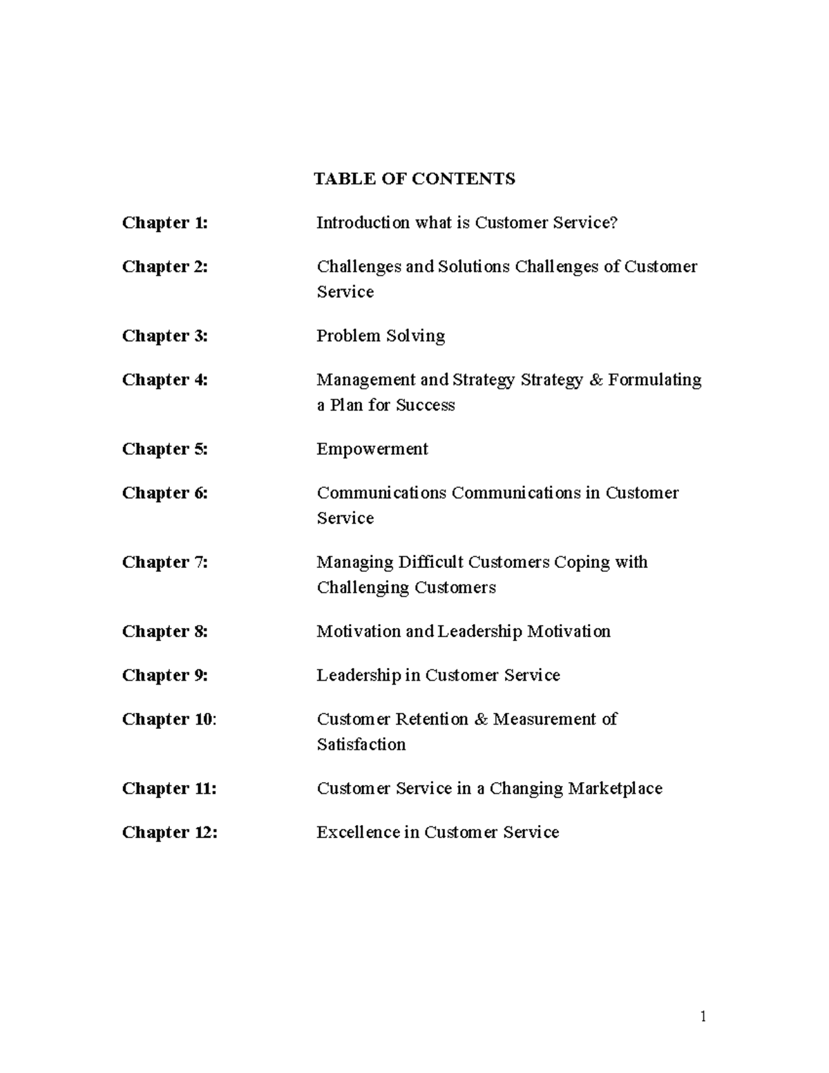 Customer Service Strategies: Key Concepts & Challenges Overview - Studocu