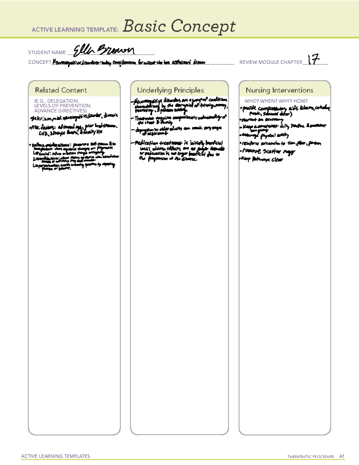 Active Learning Template Basic Concept - STUDENT NAME