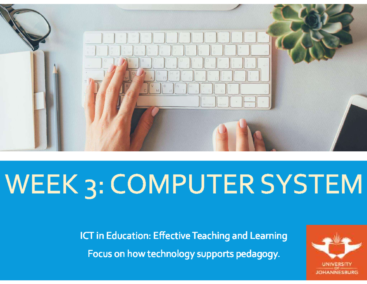 Week 3: Computer System Overview and Activities - Studocu