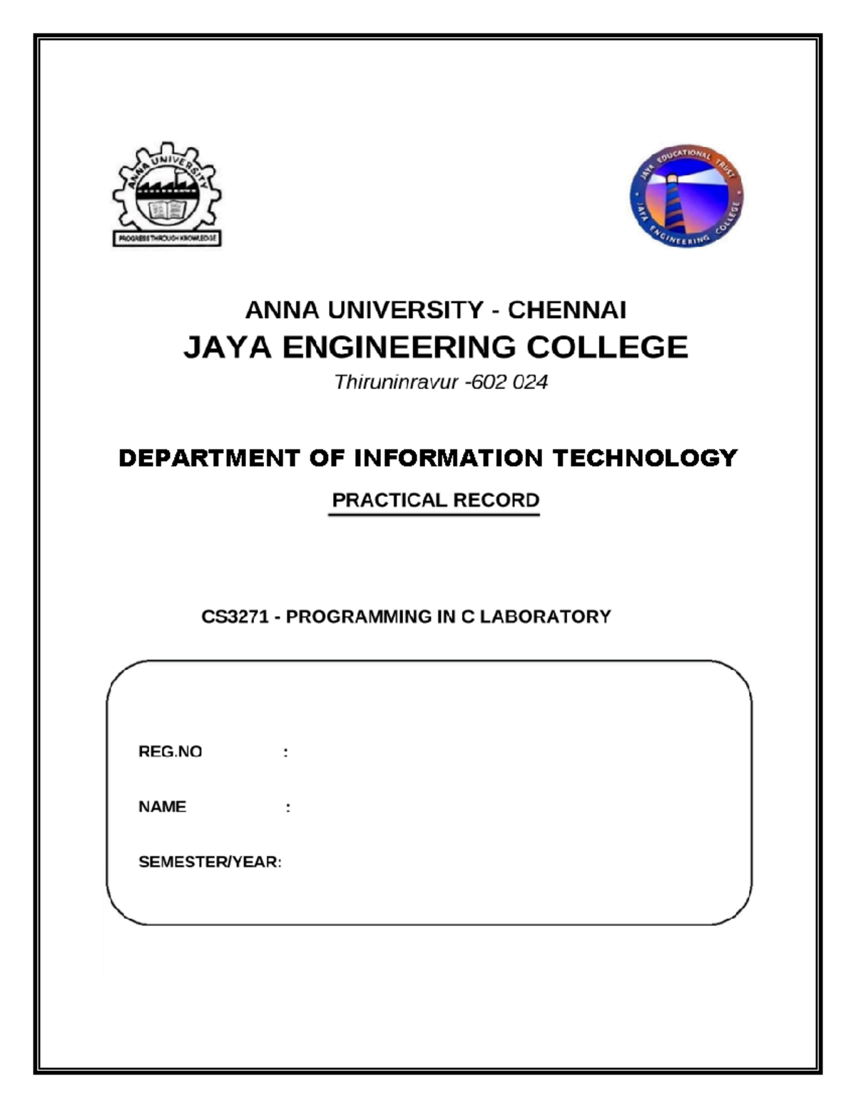 C Record - nil - Electronics & Communication Engineering - DEPARTMENT ...