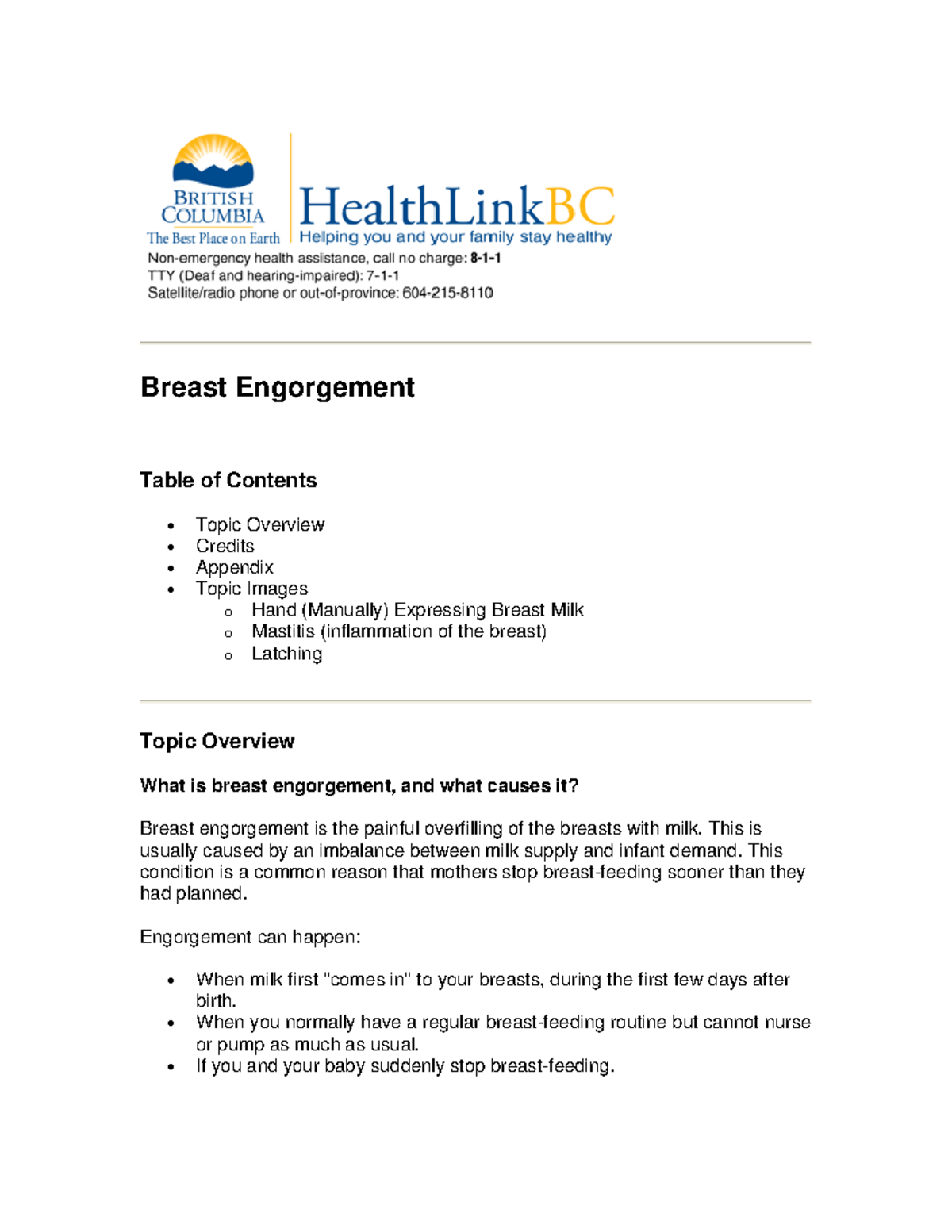 Breast Engorgement: Causes, Symptoms, and Treatment Overview - Studocu
