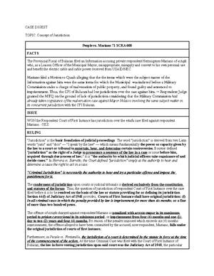 Case Digests for Rule 6-10: Mongao vs. Pryce Properties & Others - Studocu