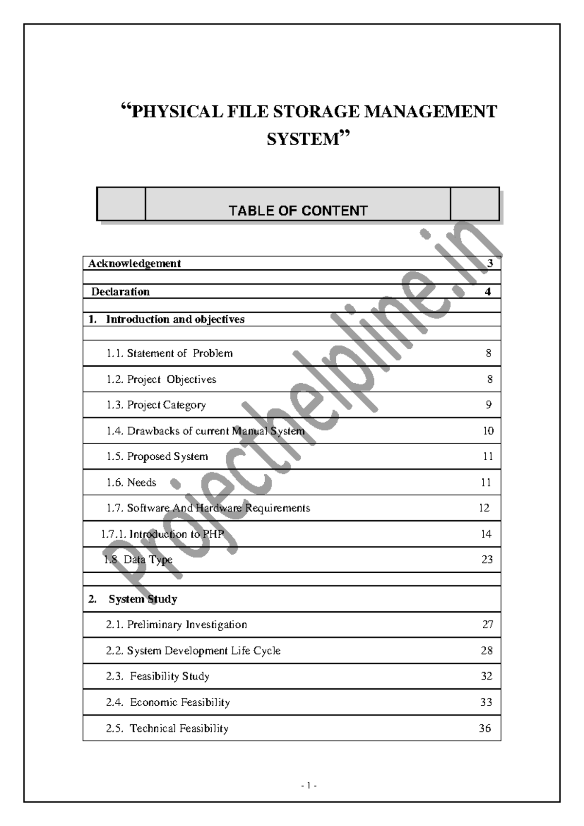 FILE STORAGE MANAGEMENT SYSTEM: MAJOR PROJECT 1 - Studocu