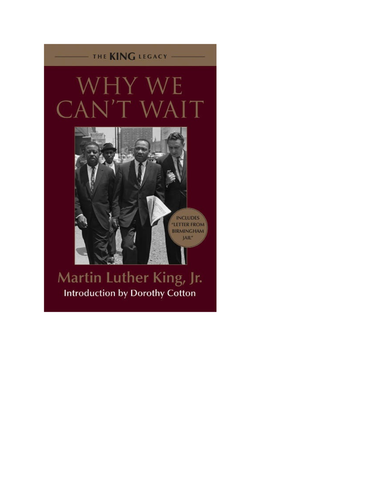 Why We Can't Wait: A Critical Refutation of Segregation (MLK Legacy ...