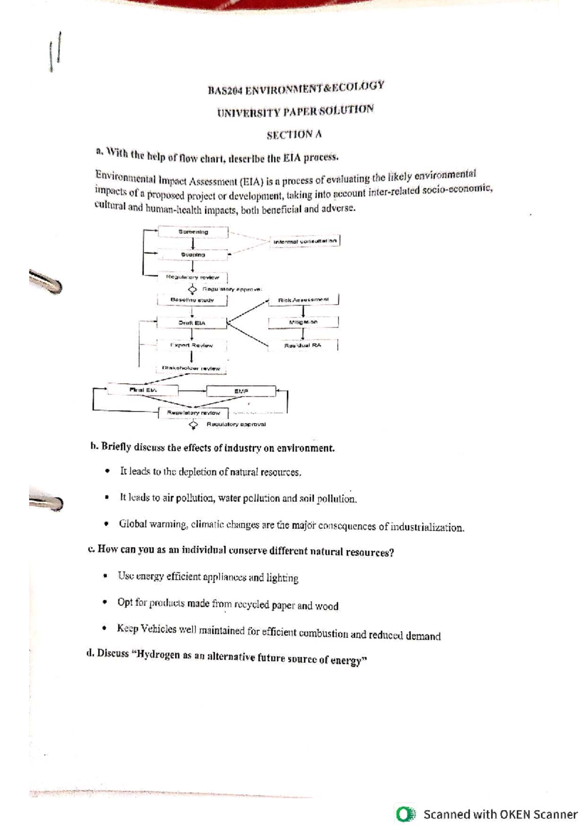 BAS204 Environmental Impact Assessment (EIA) Process Overview and ...