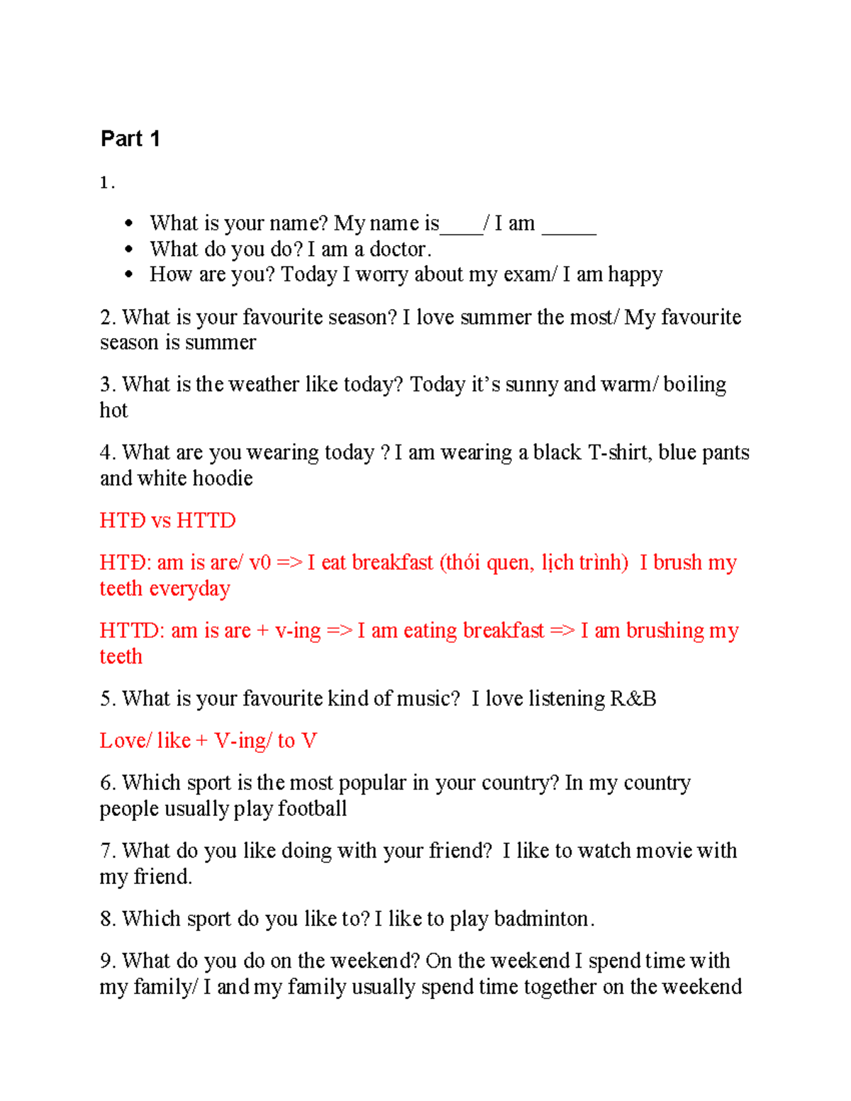 Aptis Writing Part 1 & 3: Practice Questions and Responses - Studocu