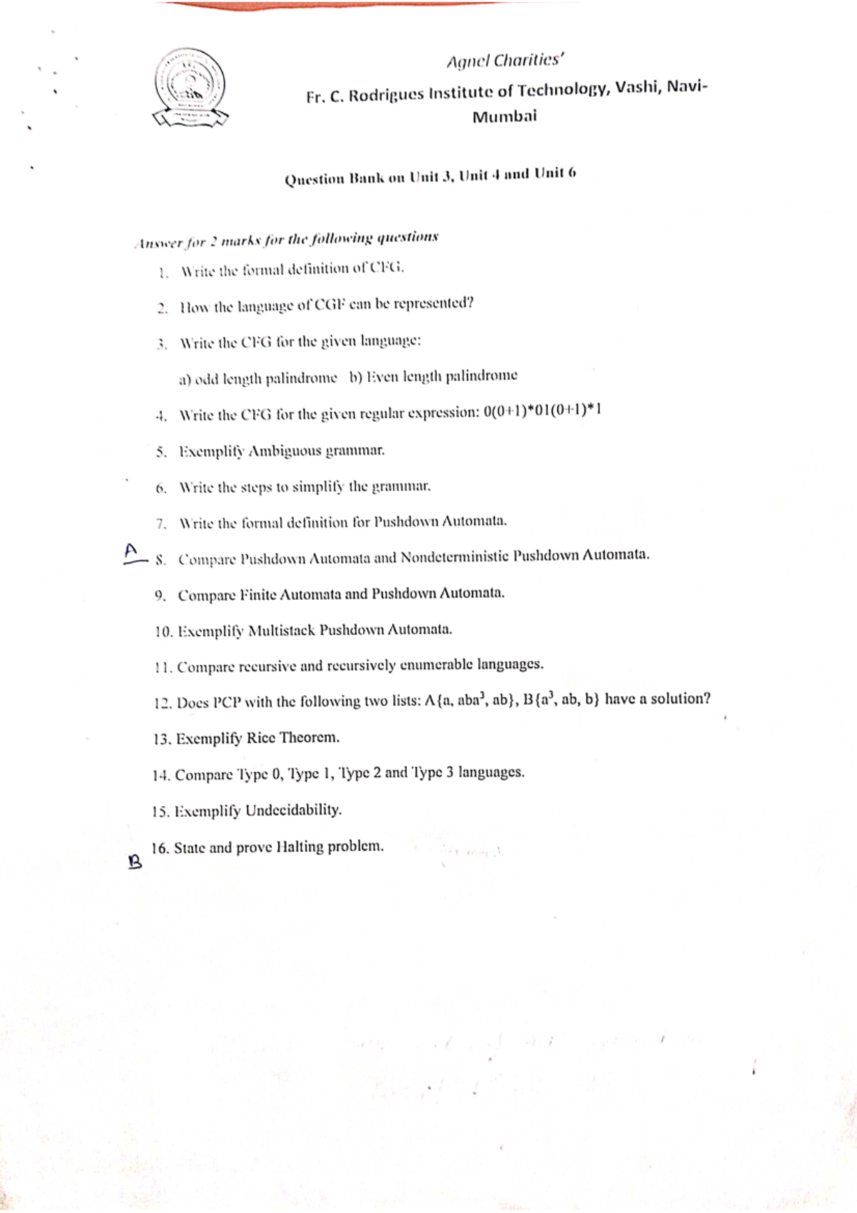 TCS Question Bank with Solutions: Comprehensive Review Guide - Studocu