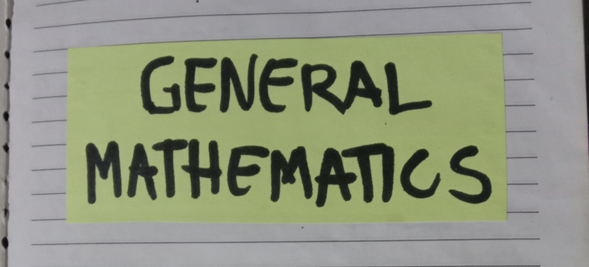 Gen Math - General Mathematics (Notes) - GENERAL MATHEMATICS GENERAL ...
