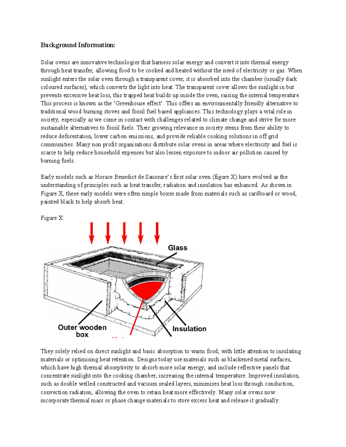 Y11 Physics Depth Study: Solar Ovens and Their Efficiency - Studocu