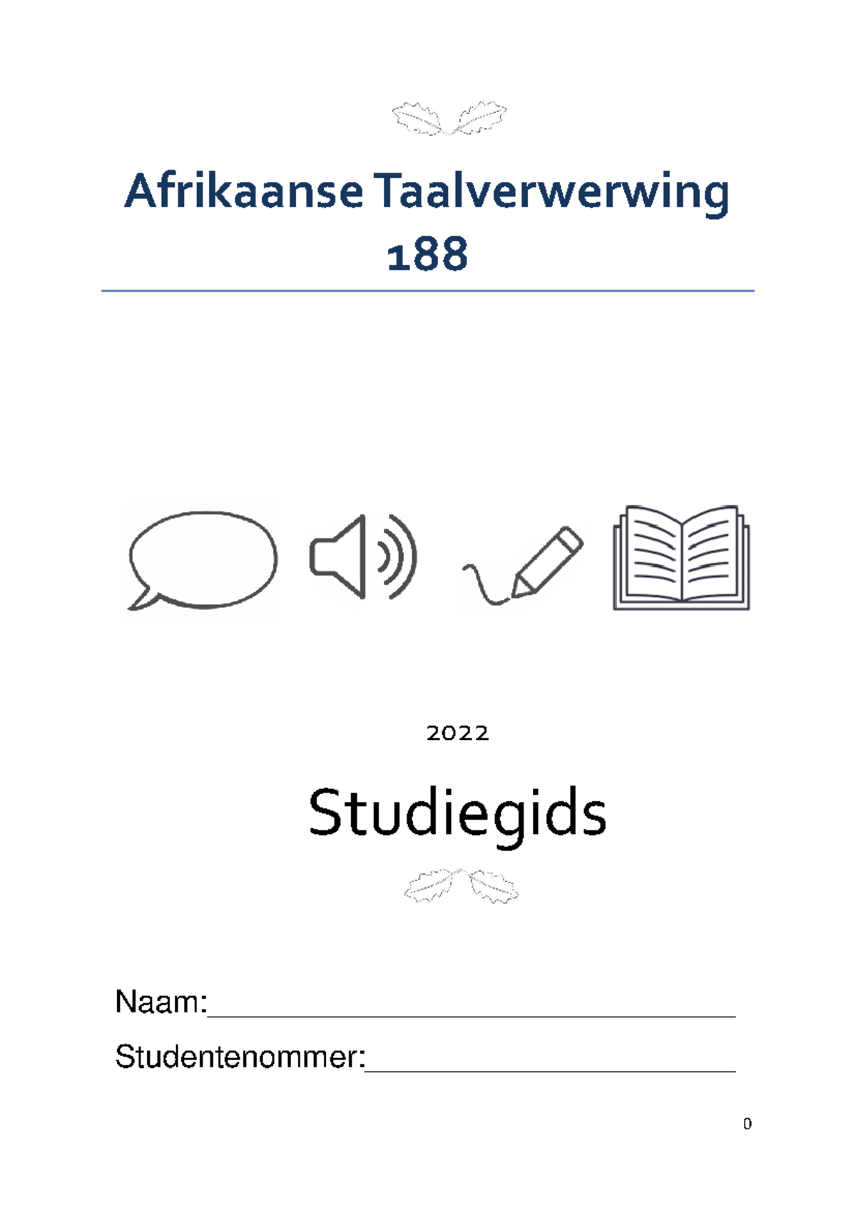 ATV 188 Studiegids: Afrikaanse Taalverwerwing 2022 Inligting & Wenke ...