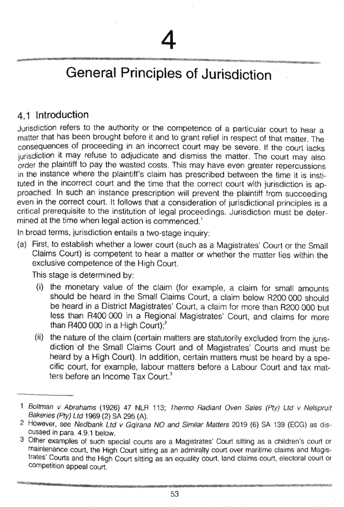 Civil Procedure Chapter 4: Principles of Jurisdiction Explained - Studocu
