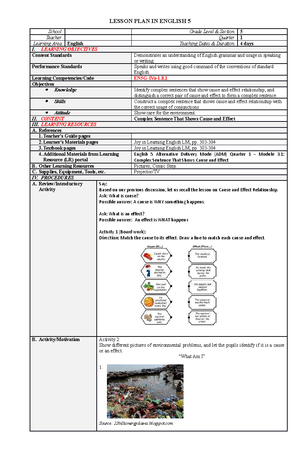 Grade 2 pe cg - IVAN - Grade Level: Grade 2 Subject: Physical Education ...