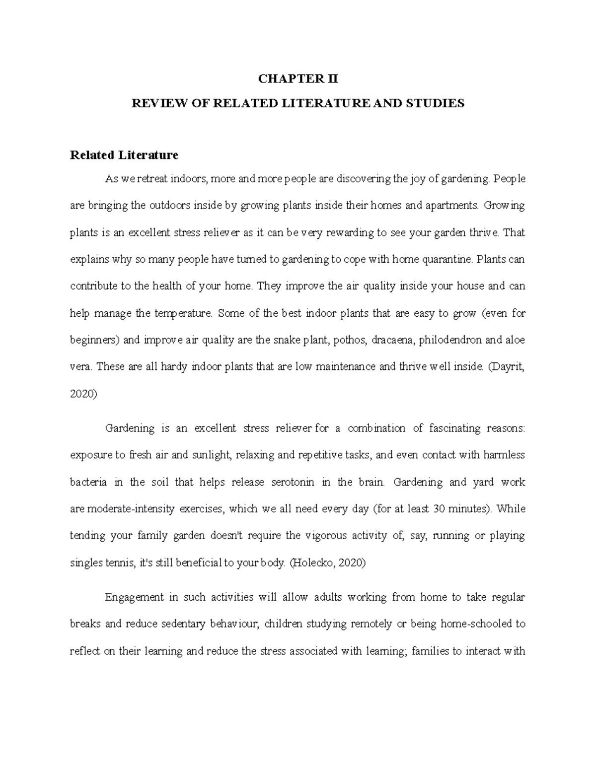 RRL-RRS - EXAMPLES OF RRL AND RRS - CHAPTER II REVIEW OF RELATED ...