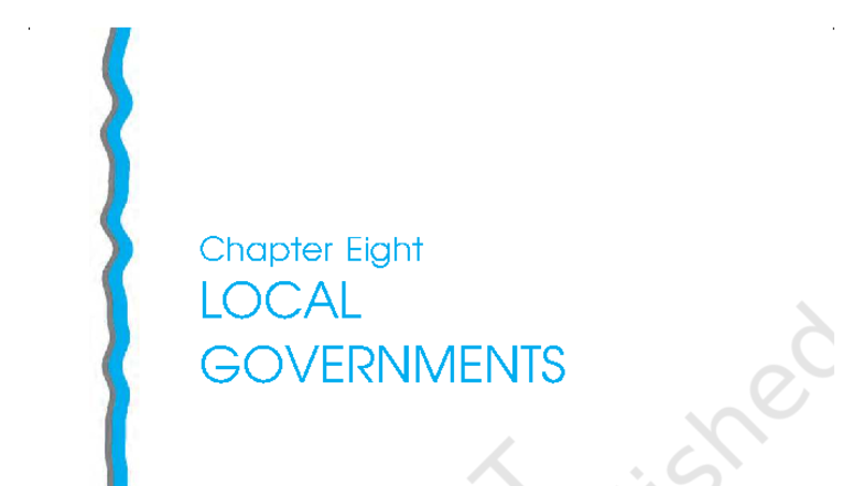 Indian Constitution at Work: Chapter 8 - Local Governments and Their ...