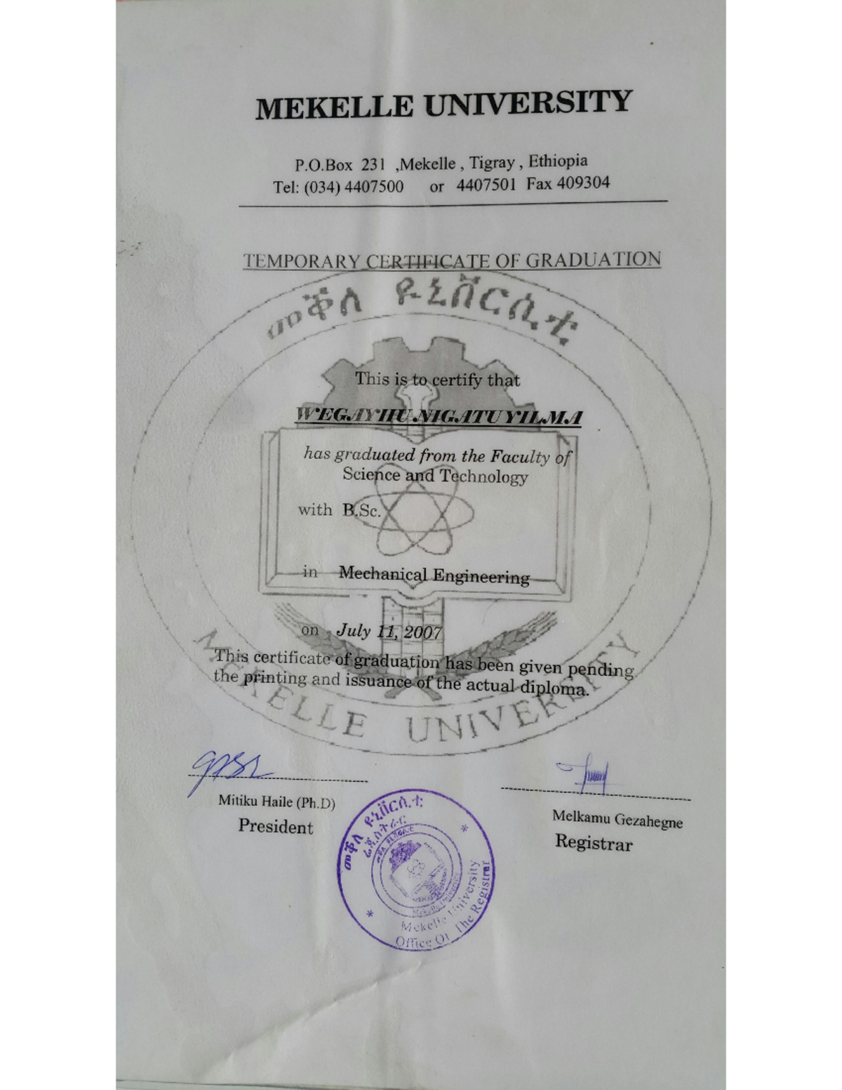 References for Flour and Macaroni Factory - MEKELLE UNIVERSITY Grad ...