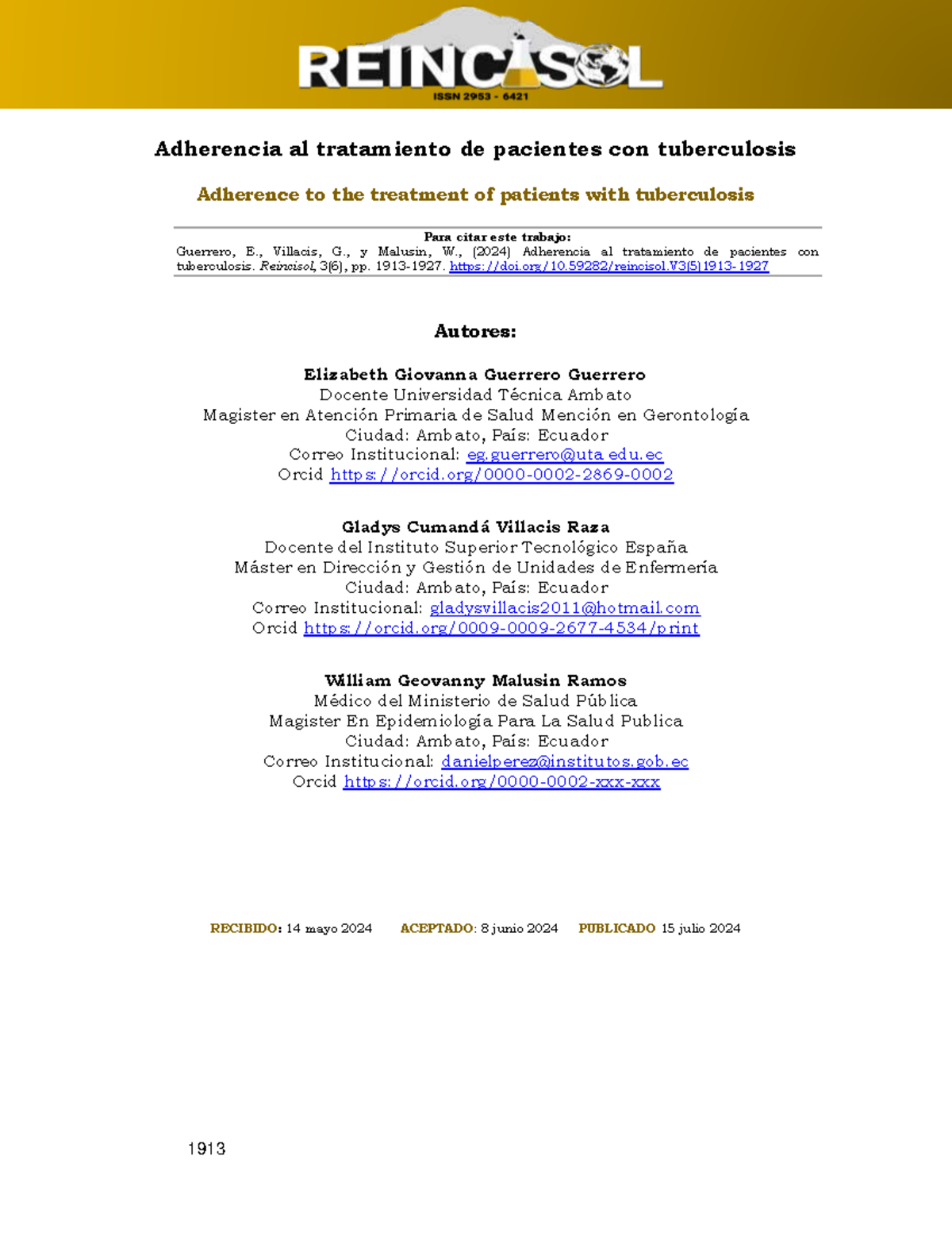 Factores Asociados a la Adherencia en el Tratamiento de TB - 2024 - Studocu