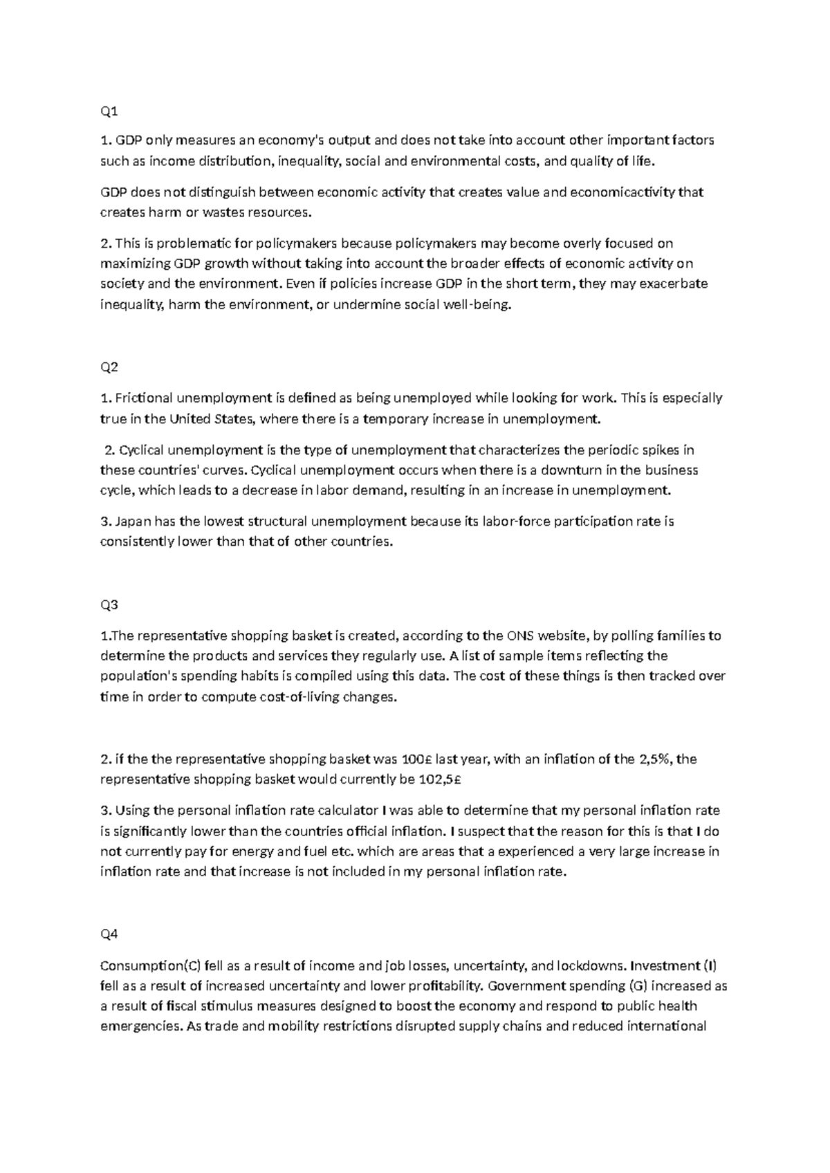 Tutorial Assignment 6: Economic Indicators and Unemployment Analysis ...