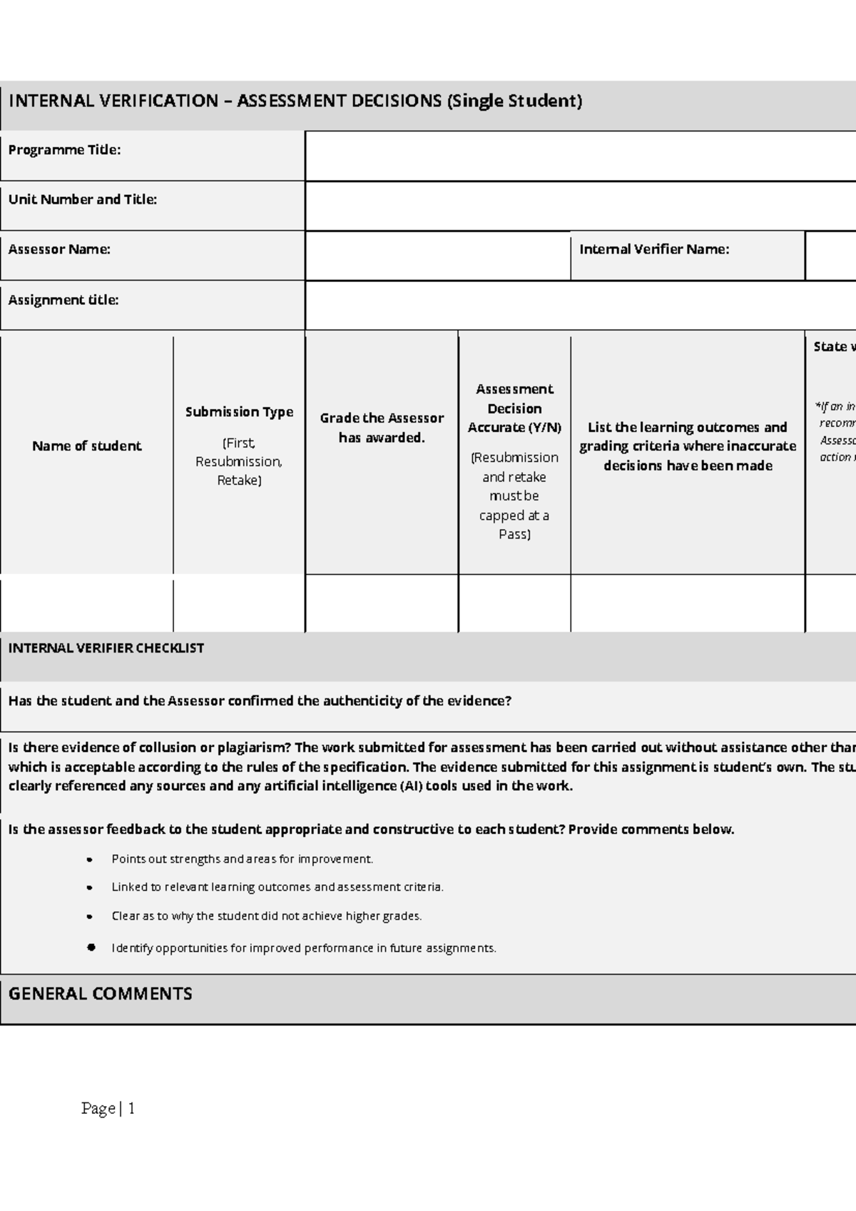 Unit 05 - Security: Final Assessment and Internal Verification Report - Studocu