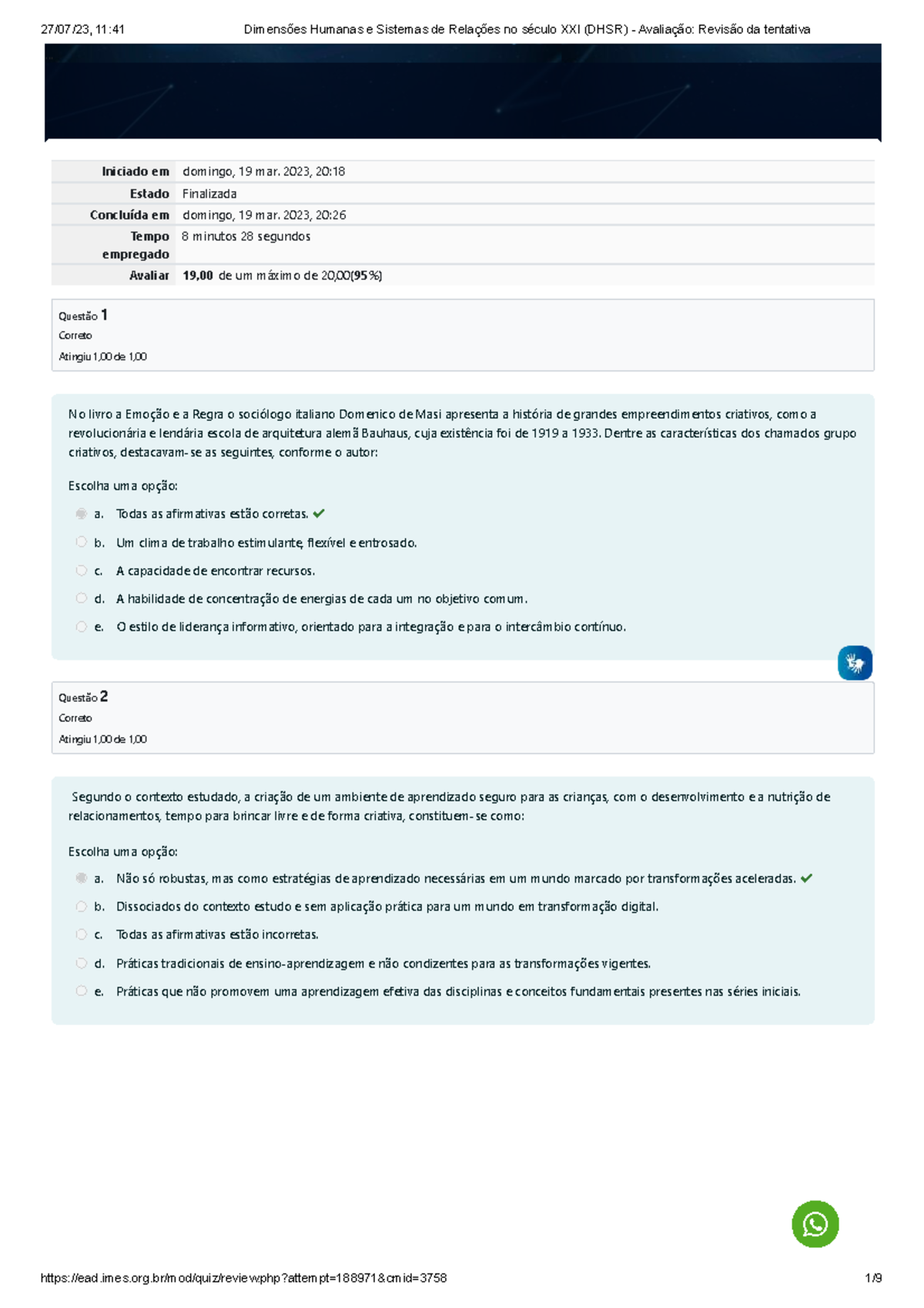 Dimensões Humanas e Sistemas de Relações no século XXI (DHSR ...